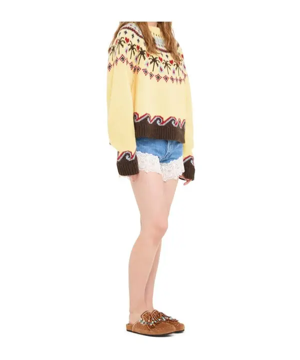 Alanui Sweet Winter Sweater - Daylight/multicolor