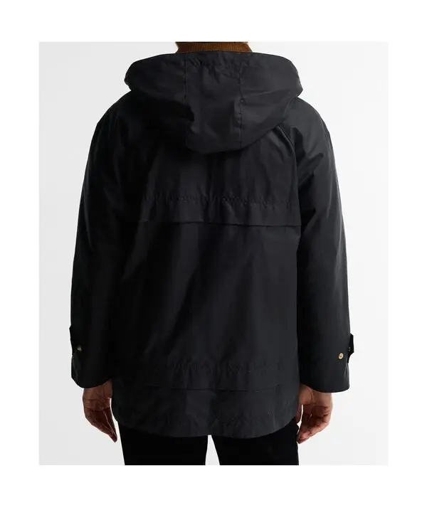 Barbour Hooded Cord Collar Waxed Parka