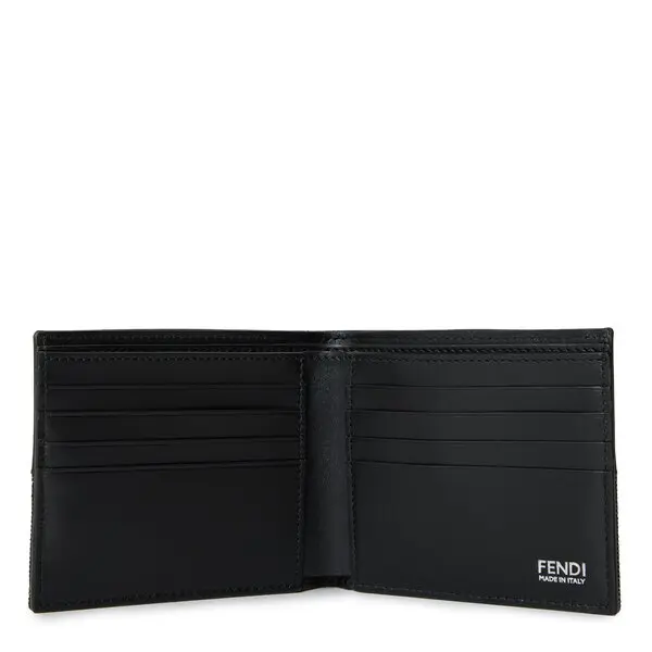 Fendi Jacquard Spliced Short Wallet
