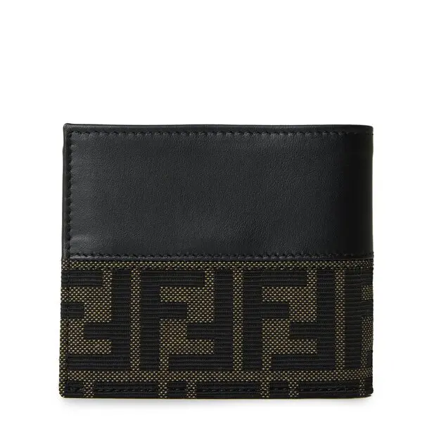 Fendi Jacquard Spliced Short Wallet