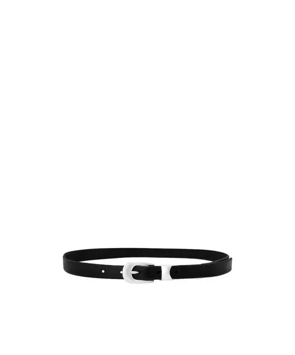 Our Legacy Leather Thin Pin Buckle Belt