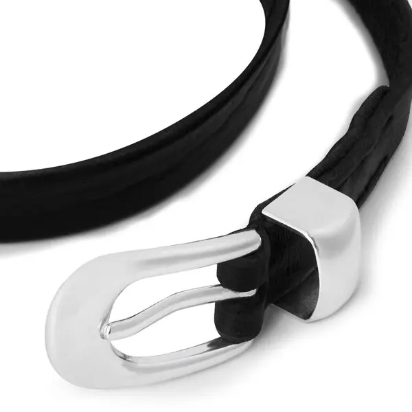 Our Legacy Leather Thin Pin Buckle Belt