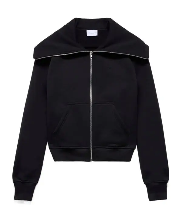 7 For All Mankind High-neck Zip-up Hoodie
