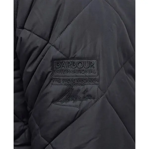 Barbour Diamond Quilted Cropped Bomber Jacket