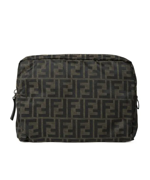 Fendi Monogram Portable Wash Bag - Black