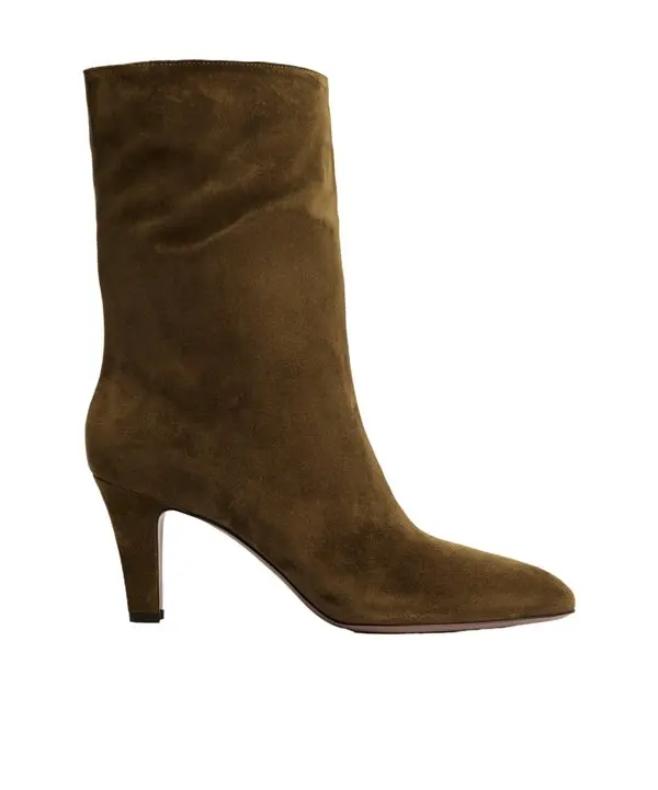 Paris Texas Suede High-heel Ankle Boots
