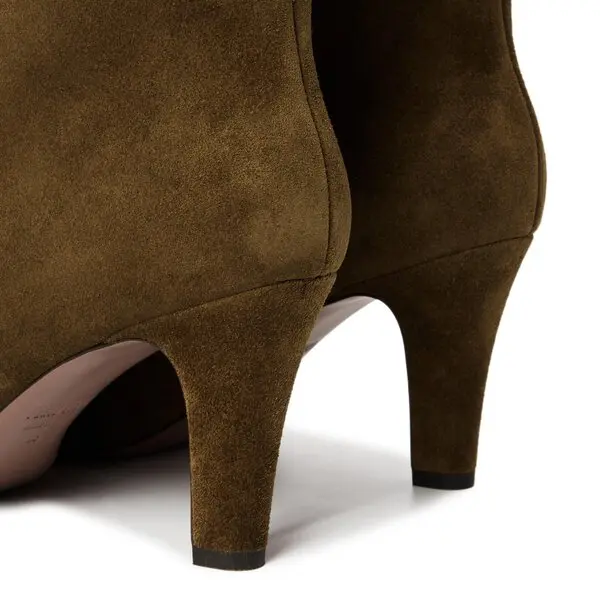 Paris Texas Suede High-heel Ankle Boots