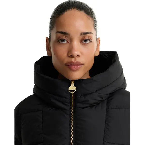 Barbour High Neck Short Quilted Padded Coat