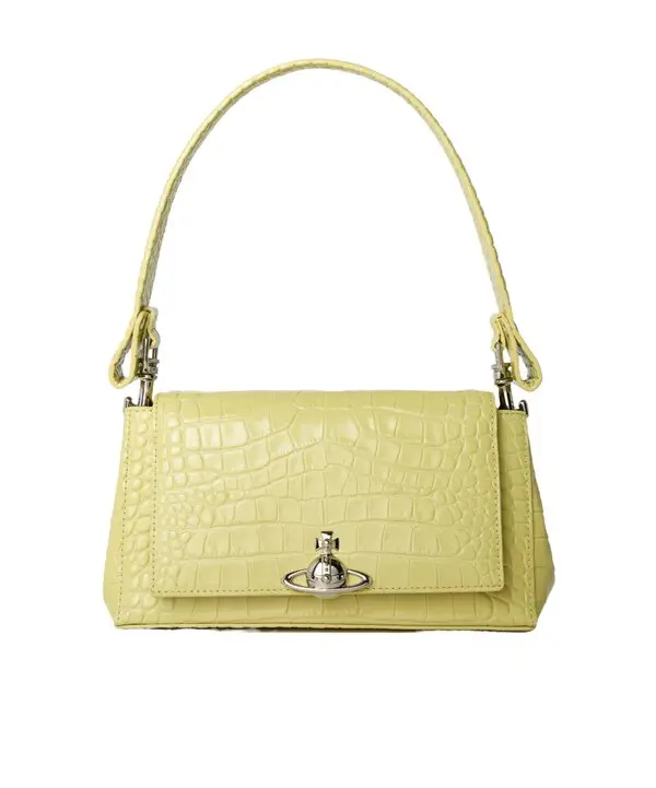 VIVIENNE WESTWOOD Crocodile Embossed Shoulder Bag - No