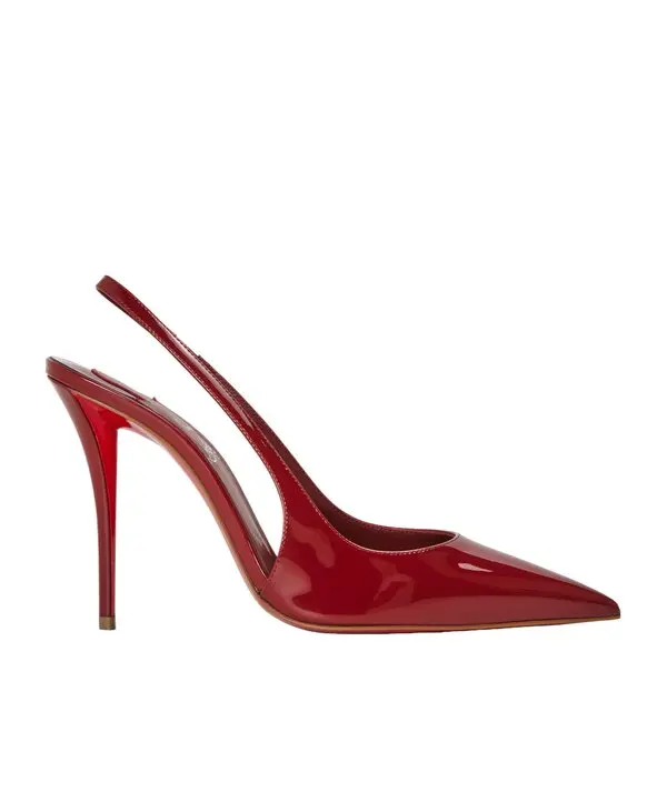 CHRISTIAN LOUBOUTIN Patent Leather Slingback Stilettos