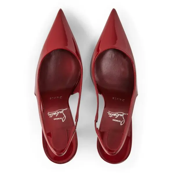 CHRISTIAN LOUBOUTIN Patent Leather Slingback Stilettos