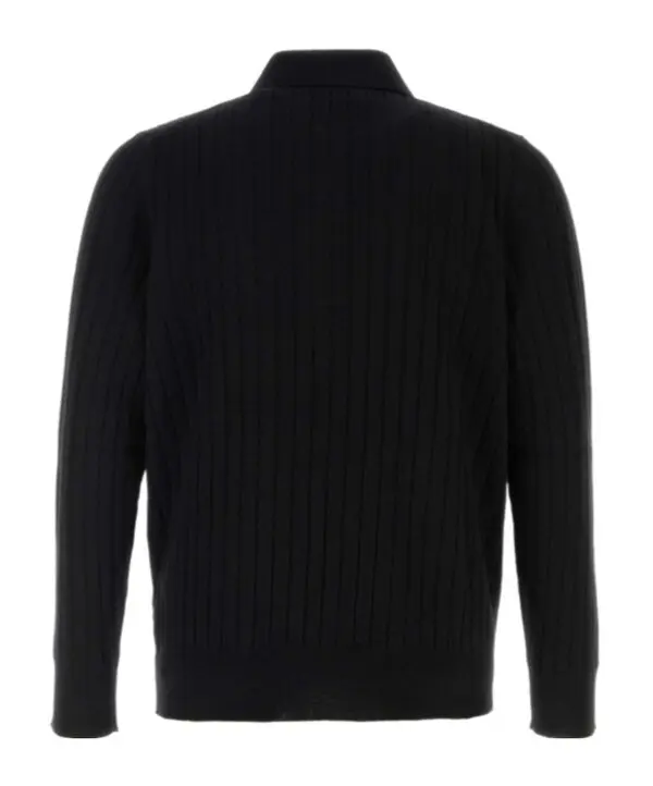 Amiri Long-sleeved Knit Polo Shirt