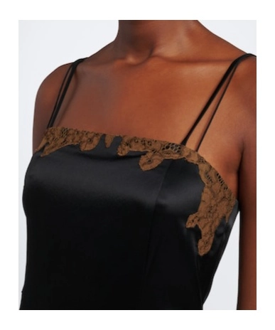 Dorothee Schumacher Lace-trim Satin Camisole Dress