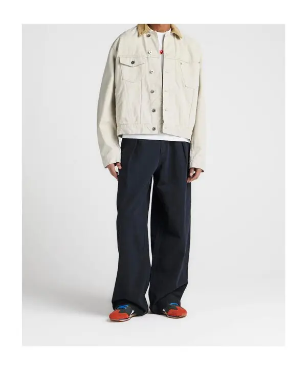 J.W.ANDERSON Corduroy Collar Denim Jacket