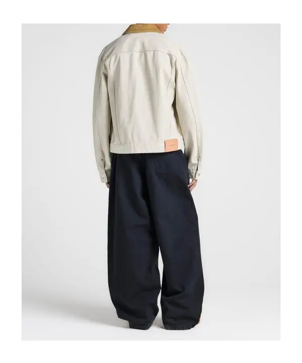 J.W.ANDERSON Corduroy Collar Denim Jacket