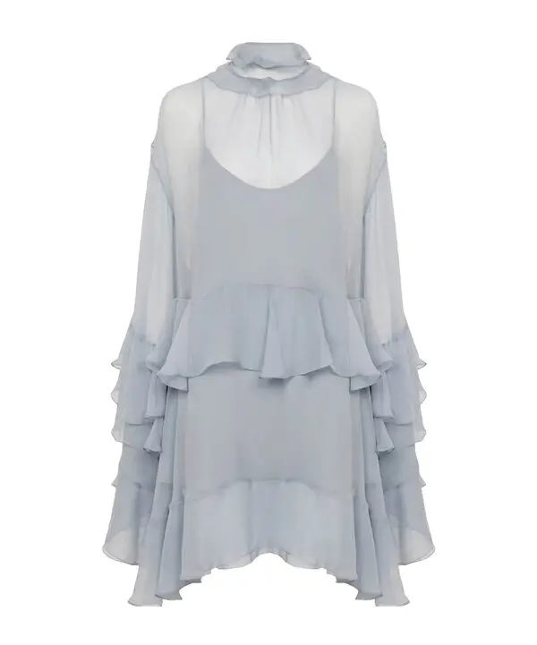 Chloé Ruffled Mini Dress - No