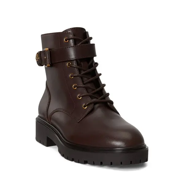 Ralph Lauren Lace-up Platform Ankle Boots