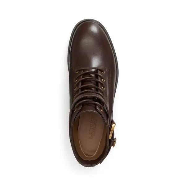 Ralph Lauren Lace-up Platform Ankle Boots