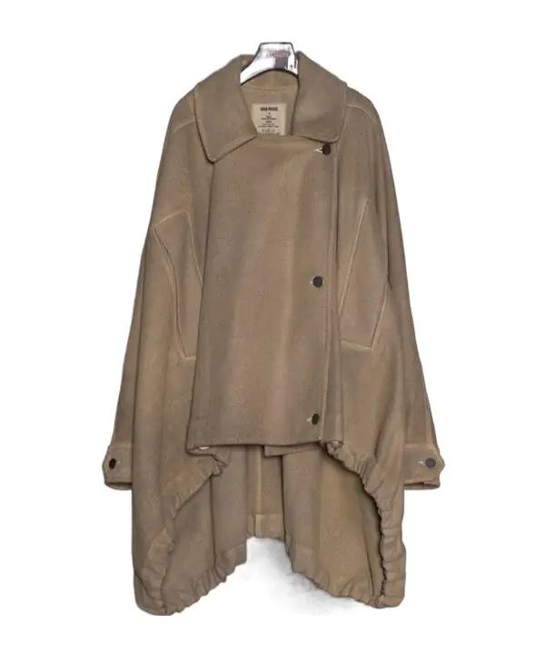 UMA WANG Lapel Irregular Long Coat