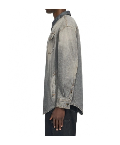 Off-White Bookish Zip-up Denim Jacket