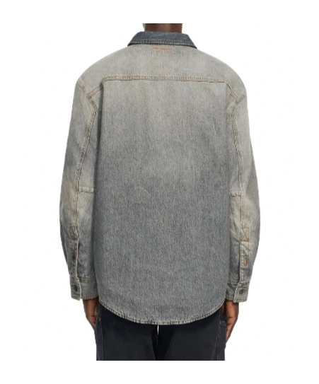 Off-White Bookish Zip-up Denim Jacket