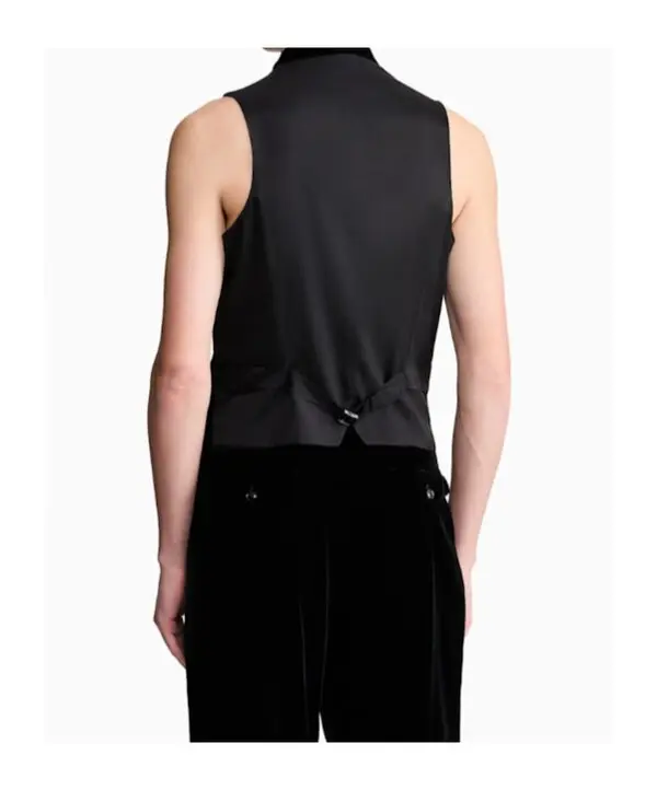 Giorgio Armani Velvet Button-up Waistcoat