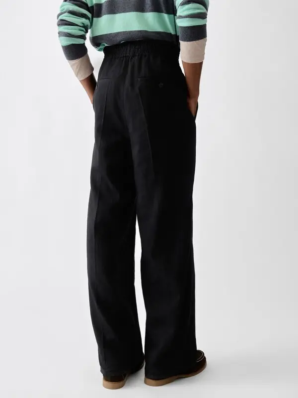 Jacquemus Elasticated Tailored Trousers - Black