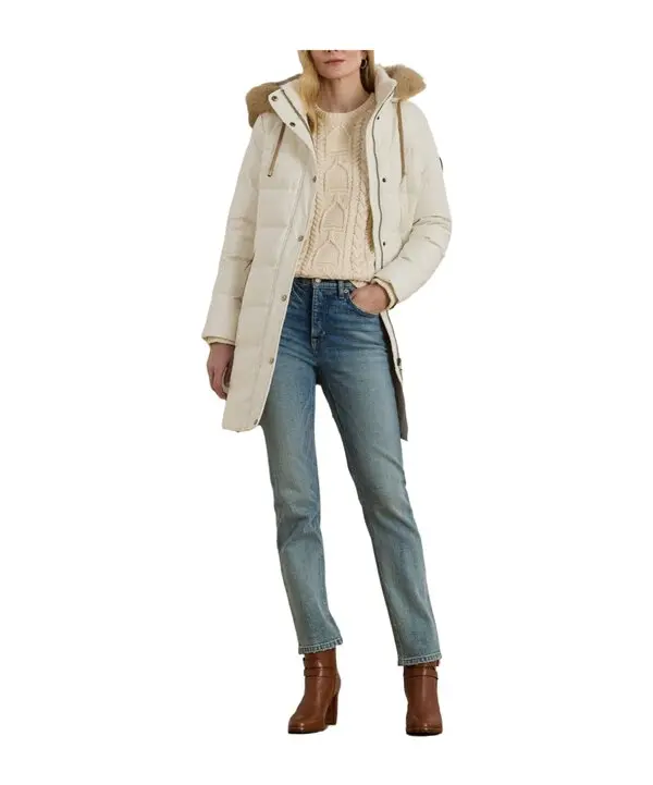 Ralph Lauren Mid-length Hooded Padded Coat - No