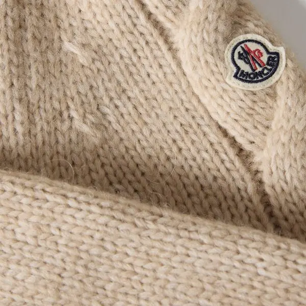 Moncler Lapel Zip Knit Cardigan