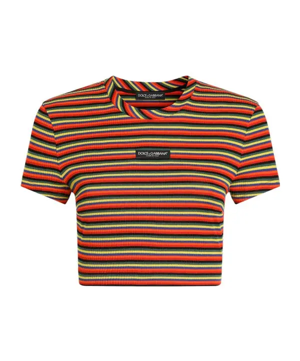 Dolce & Gabbana Striped Jersey T-shirt