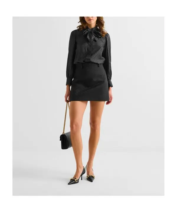 Gucci Long-sleeve Shirt With Subtle Jacquard