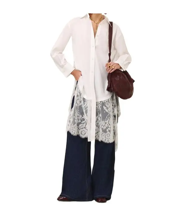 Zimmermann Valiant Lace Tunic Shirt