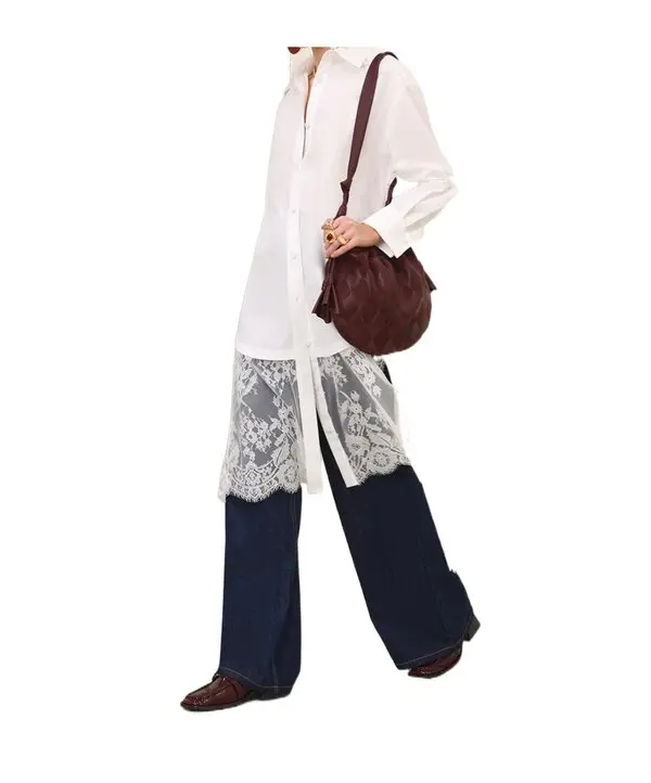 Zimmermann Valiant Lace Tunic Shirt