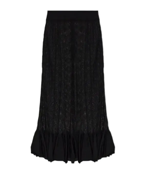 Dolce & Gabbana Dolce Gabbana Lace-stitch Knit Skirt