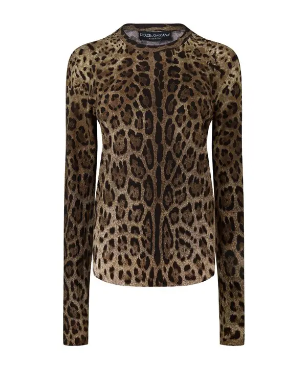 Dolce & Gabbana Dolce Gabbana Slim Long Sleeve Knit Top