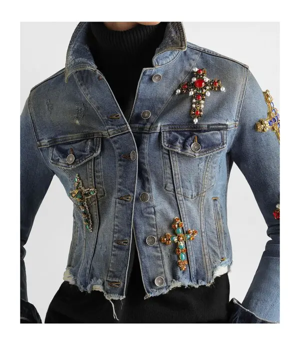 Dolce & Gabbana Embroidered Denim Jacket