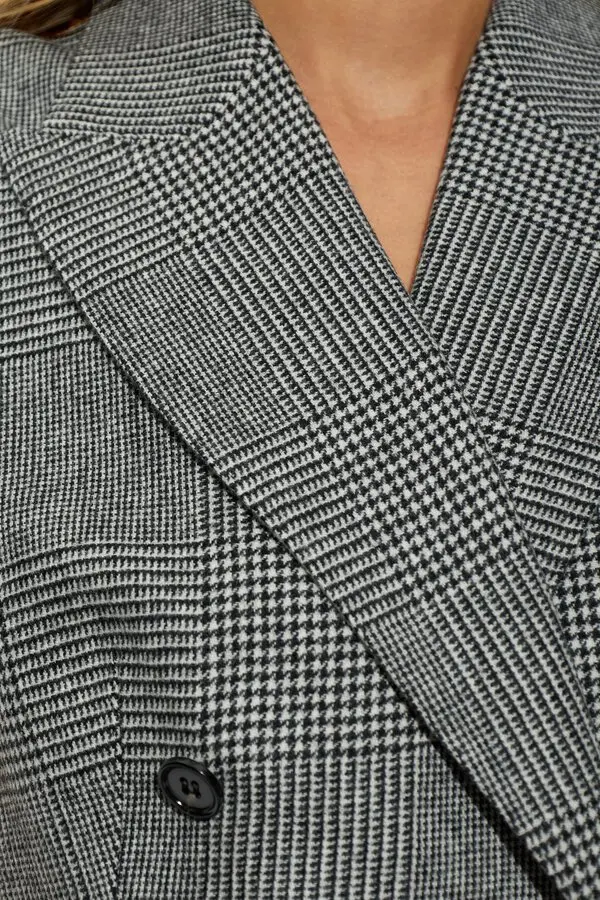 Dolce & Gabbana Checked Leopard Printed Waistcoat