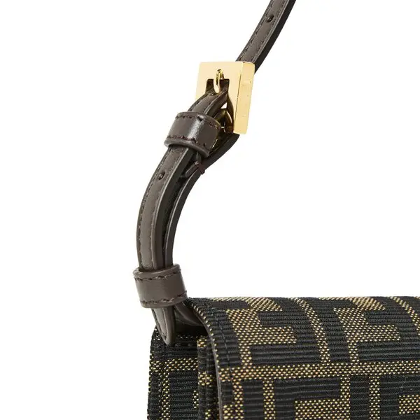 Fendi Monogram Canvas Shoulder Bag