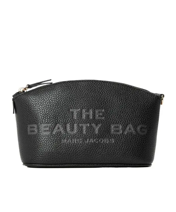 Marc Jacobs Pebbled Leather Cosmetic Bag - Black