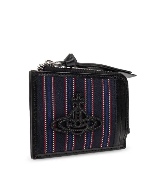 VIVIENNE WESTWOOD Zip-around Stripe Wallet