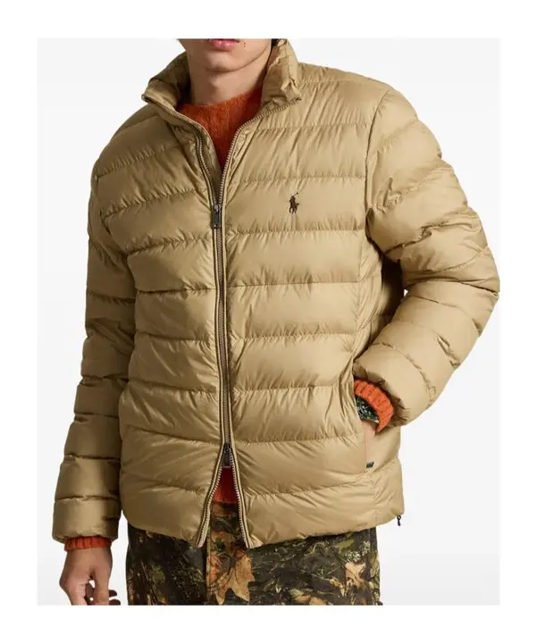 Polo Ralph Lauren Quilted Mock-neck Jacket - Brown