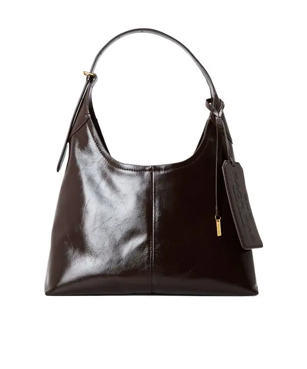 Marc Jacobs Shiny Leather Shoulder Handbag - No