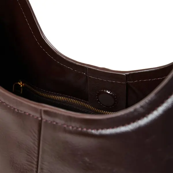 Marc Jacobs Shiny Leather Shoulder Handbag - No