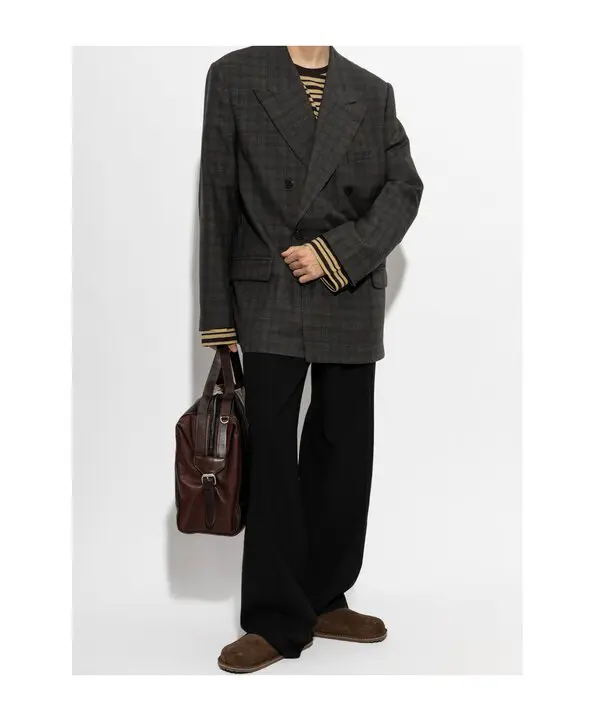 Dries Van Noten Oversized Wool Blazer
