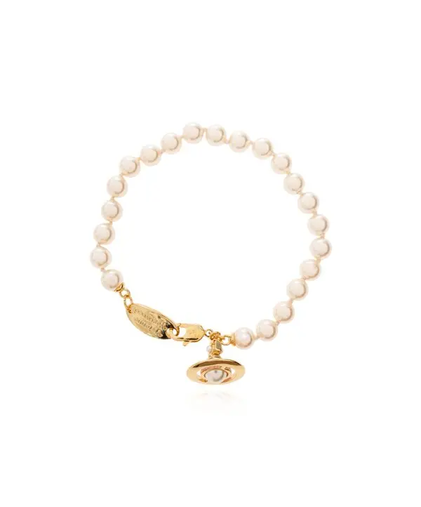 VIVIENNE WESTWOOD Simonetta Pearl Bracelet - Creme
