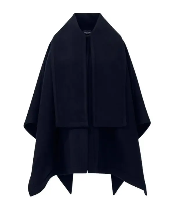 Giorgio Armani Cape In Double Virgin Wool