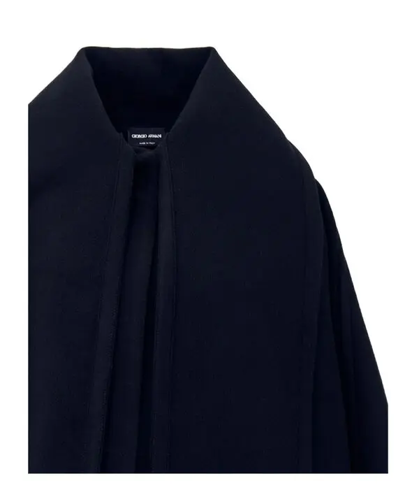 Giorgio Armani Cape In Double Virgin Wool