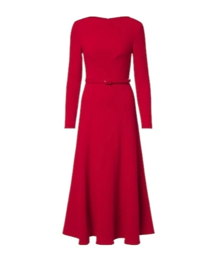 Roland Mouret Wool-blend Zipped Skirt