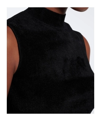 Roland Mouret Ruffled High-neck Sleeveless Top