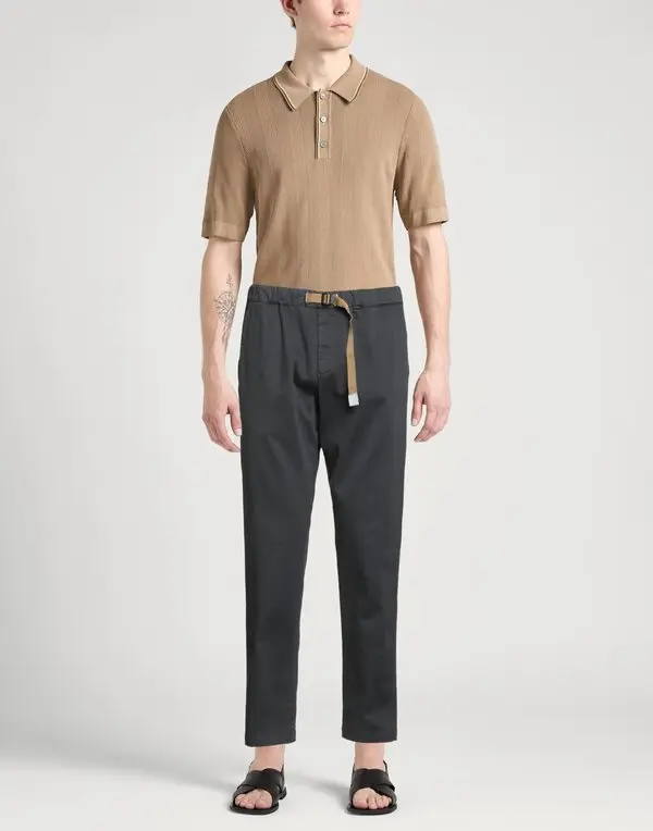 WHITE SAND Pants Lead Size Cotton, Elastane - Grey